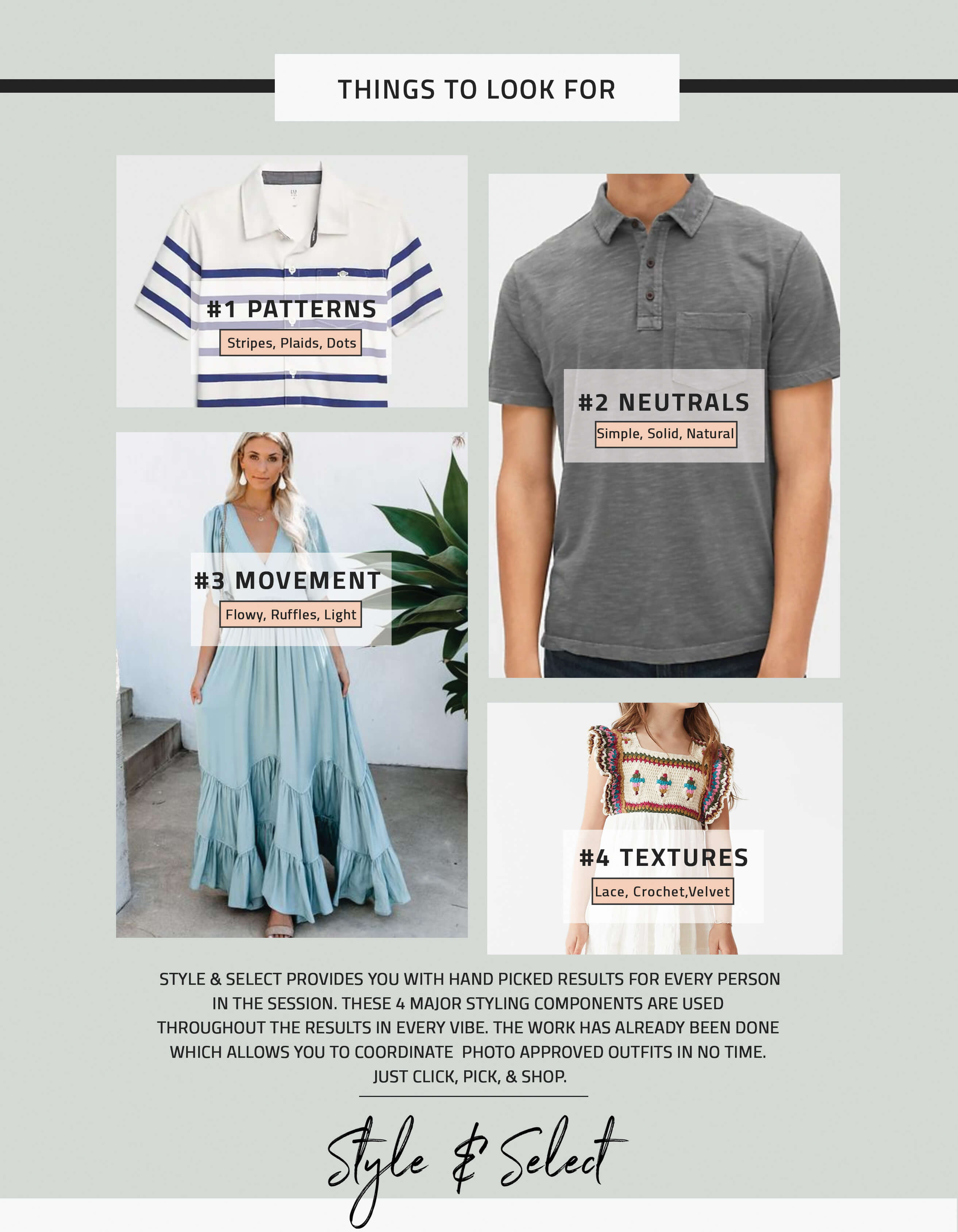 Styling Prep Sheet and Guide Book – Style & Select